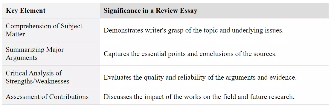 Review Essay Guide — EssayReply